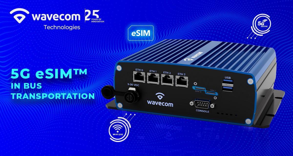 Connected Bus | 5G eSIM™ in Bus Transport Sector